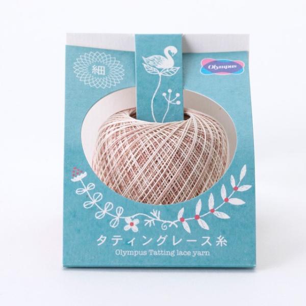 ●素材：綿100％●容量：約3g玉巻（約40m）【商品の特徴】糸すべりが滑らかで結いやすい、繊細で美しいタティングに最適なレース糸です。タティングレースでの作品作りに選びやすい40m巻きです。レース糸#70程度の太さです。【ご注意】紡績・撚...