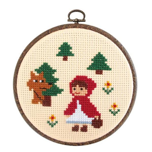 ●セット内容：25番刺しゅう糸、No.3000布 ジャバクロス中目、クロス針、おしゃれフープ、カラー図案付説明書●出来上がりサイズ：額内径約15.5cm●打込目数：9カウント／1インチ・約35目／10cm【商品の詳細】はじめての方でも楽しめ...