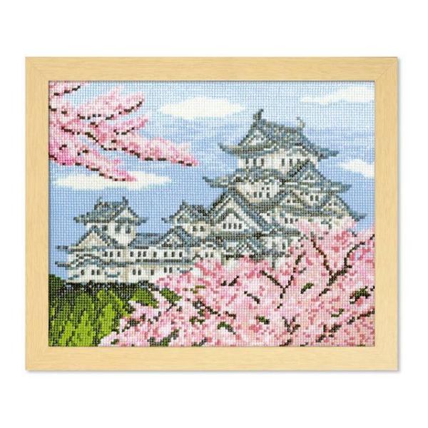 ●セット内容：25番刺しゅう糸、No.3000布 ジャバクロス中目、クロス針、カラー図案付説明書※額（W-42）は別売りです。●出来上がりサイズ：額外径…約35.1cm×41.8cm、額内径…約29.7cm×36.4cm●打込目数：9カウン...