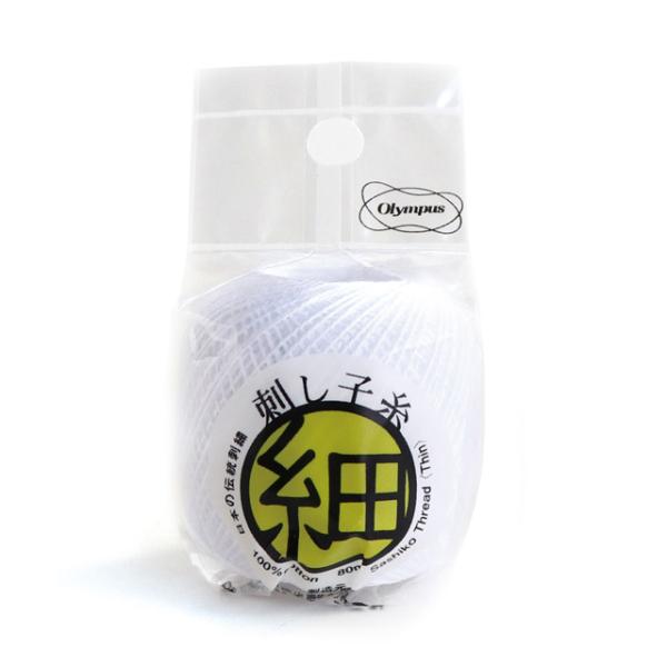 商品画像はサンプル画像のため、実物と色が異なります。目安としてご参照くださいませ。必ず色番号をご確認の上お買い求めください。●素材：綿100％●容量：長さ約80m【商品の特徴】繊細な模様の一目刺しに最適な刺し子糸です。艶があり、なめらかな刺...