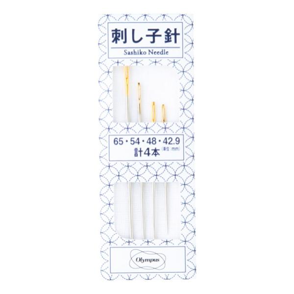 ●内容：65mm、54mm、48mm、42.9mm　各1本入【商品の特徴】刺し子専用に開発された刺し子針です。