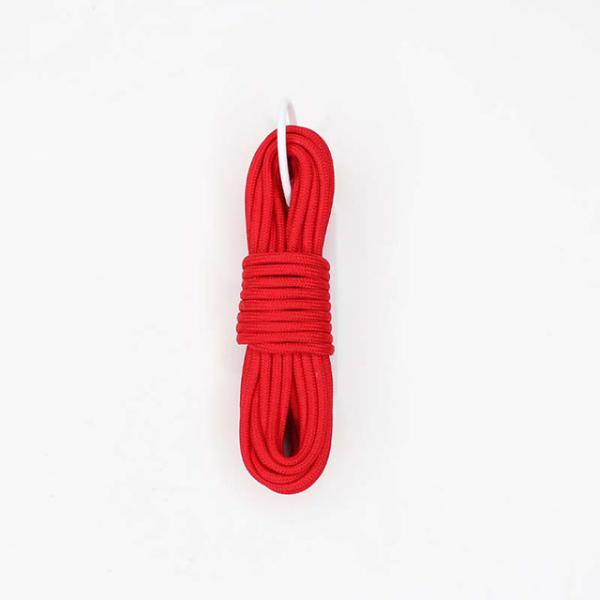 ●素材：ポリエステル100％●サイズ：太さ約3mm×約5m巻●引張強度：180kg【商品の説明】アウトドアにぴったりな発色がよく、非常に丈夫なコードです。ブレスレットやキーホルダーなどとして身に着けておき、緊急時に結び目をほどいて使用するこ...