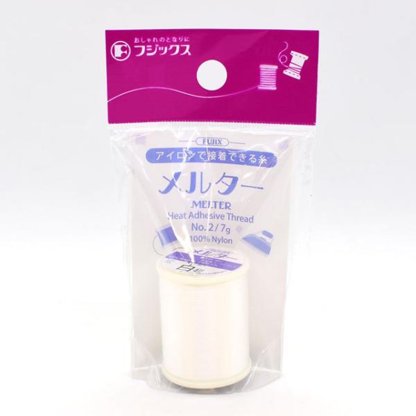 ●素材：ナイロン100％●容量（長さ）：7g（約100m）●日本製【商品の特徴】「貼るしつけ」という新発想から生まれた、熱で溶けて接着する仮接着用の糸です。まち針や一般的なしつけの代わりとして、本品で仮接着してから縫い合わせることで驚くほど...
