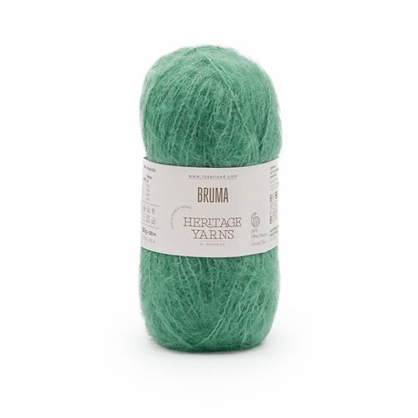 ●素材：キッドモヘア60％　メリノウール40％●容量：50g玉巻（約120m）●使用針：棒針6〜10号（4.0〜5.0mm）/かぎ針7/0〜8/0号●標準ゲージ：16目・21段●生産国：ポルトガル●必要玉数の目安：婦人プルオーバー8玉、ベス...