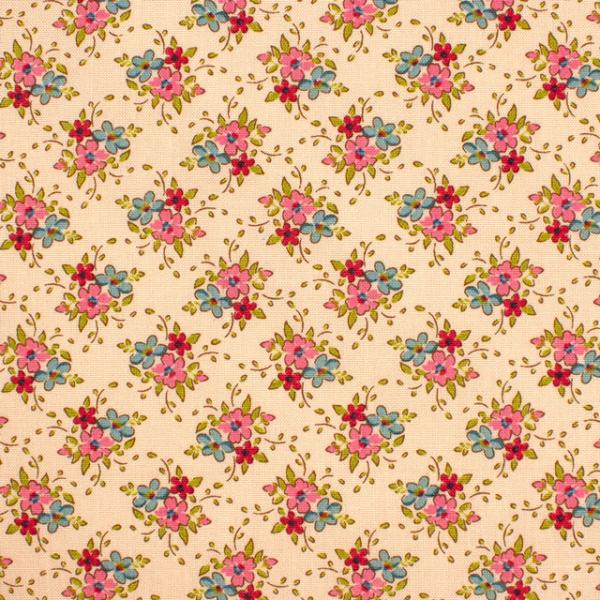 ●素材：綿100%●生地幅：約110cm【生地の特徴】「Creating Memories Spring（クリエイティング メモリーズ スプリング）コレクション」光沢感のある上品な風合い色合いに懐かしさを感じる小さなパターンが中心。色合わせ...