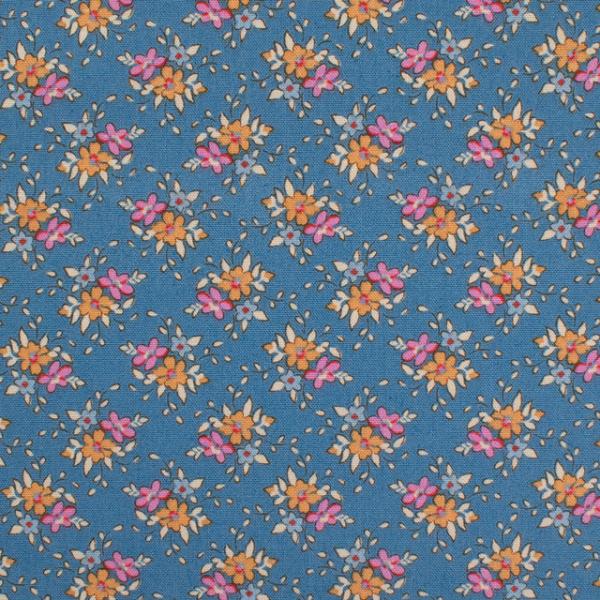 ●素材：綿100%●生地幅：約110cm【生地の特徴】「Creating Memories Summer（クリエイティング メモリーズ サマー）コレクション」光沢感のある上品な風合い色合いに懐かしさを感じる小さなパターンが中心。色合わせや柄...