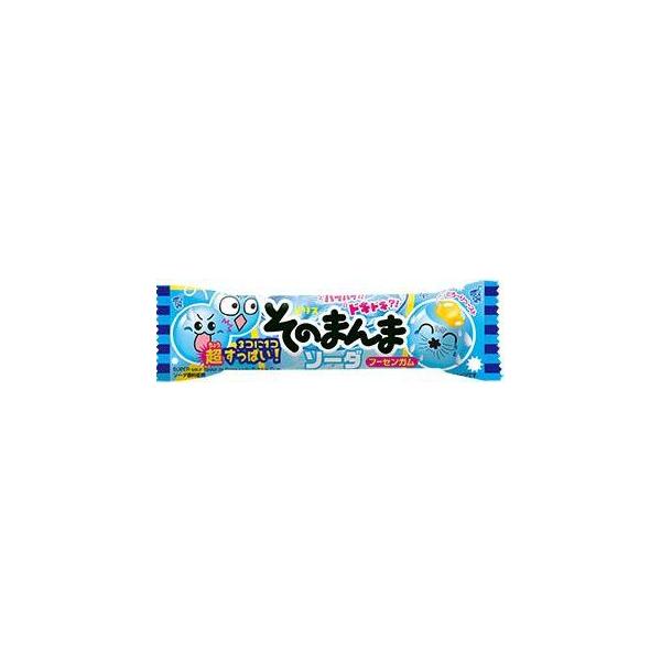 3個に1個すっぱいガムが入っているソーダ味のガムです。