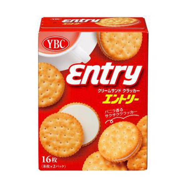 あっさりとしたバニラクリームをサンドしたバニラサンドクラッカー。