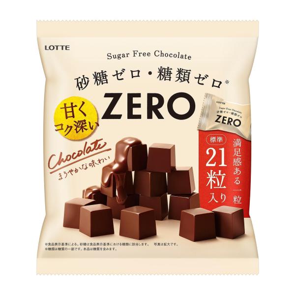 砂糖ゼロ、糖類ゼロ（※）なのにまろやかな口どけの、ロッテの独自技術で作られたおいしいチョコレート。※食品表示基準による。砂糖は食品表示基準における糖類に該当します。※糖類は糖質の一部です。本品は糖質を含みます。※保冷配送をご希望される場合は...