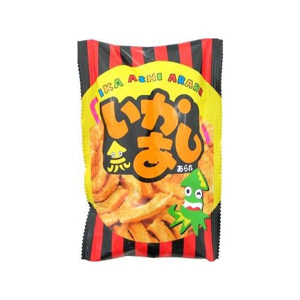 荒海のいかをあられに練り込み、サラダ油で軽くカラッと仕上げたおいしいあられです。