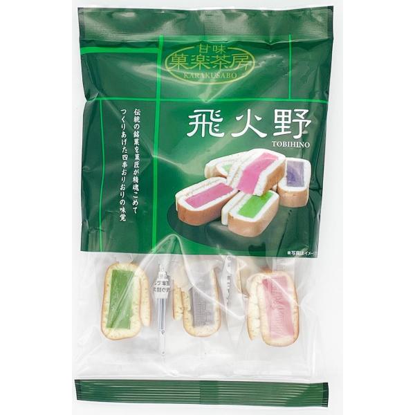 三食羊羹をどら焼き生地で巻いたひとくちサイズの羊羹巻です。