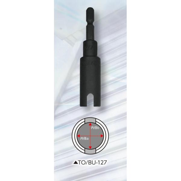 土牛産業　防火シャッター用着脱式　巻上ソケット　品番ＴＯ/ＢＵ１２７東洋/文化シャッターサイズ画像参照a:12.7mmb:12.7mm全長８５ｍｍ