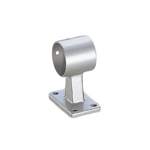 シロクマ 　手すり部材　Ｅ形ブラケット通　 ＢＲ−１２２　シルバー　３２ｍｍ　在庫処分品※３２ｍｍ丸棒用です