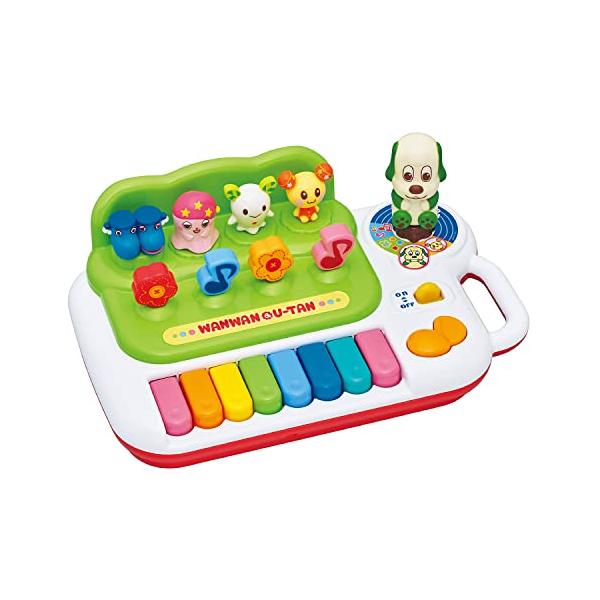 ワンワンとうーたんと楽しく演奏 いないいないばあっのキャラクターたちとピアノを弾いて、いっしょに歌って遊べます。鍵盤を押すとうーたんや仲間たちがぴょこぴょこ飛び出します。ワンワンのモードを切り替えて2曲の歌や、10種類のワンワンとうーたんの...