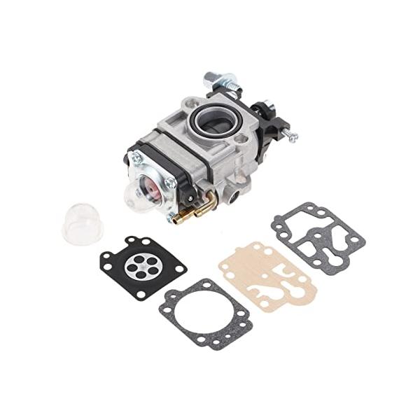 モデル番号：43キャブレター 材質：アルミニウム合金。 種類：ガソリン/ガス。インストールが簡単で、完璧なフィットネスの元の機器と正確に一致しています。CG430 CG520 BC430 BC520の中国ブラシカッターに適しています。ディス...