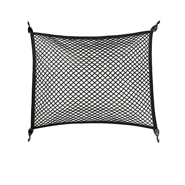 サイズ：全弾力100x80cm サイズ 100cm *80cm (約2.5倍以上伸びます ラゲッジ狭いタイプに最高  素材  ゴム、プラスティック 他店のラゲッジネットはネット部分がナイロンを採用し、本店のはゴムを採用して、弾力がアップられ...
