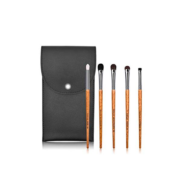 独特のデザイン SIXPLUSのデザインはニューヨークのデザイナーによってデザインされ、シンプルかつオシャレで独自のデザイン性を追求しております。この商品は、メイクブラシの取手は、木目を取り入れ、自然の優しさを強調いたしました 厳選された動...