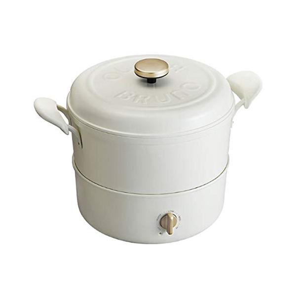 サイズ：W310mm*H235mm*D225mm／約2700g素材・成分本体：スチール、ガラス 鍋：アルミニウム合金(外面ふっ素樹脂塗膜加工、内面セラミックコート)、ステンレス鋼 ふた：アルミニウム合金(外面ふっ素樹脂塗膜加工、内面セラミッ...
