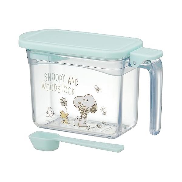 サイズ：158*68*高さ94mm/容量：380ml素材・材質:ケース*AS樹脂 耐熱温度80度 、フタ・ボタン・すりきりプレート・軽量スプーン*ポリプロピレン 耐熱温度140度 、パッキン*シリコーンゴム 耐熱温度140度 、スプリング*...