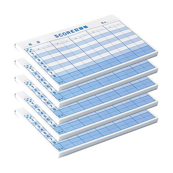 8段 / 100枚綴り / 5プレイヤー対応 / 5冊セットですサイズ : W 180 * H 105 * t 6.5 mm / 冊重量 : 105 g / 冊おもちゃ:ゲーム:麻雀