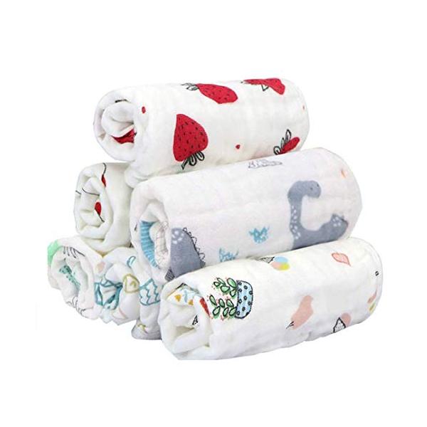 赤ちゃんのために特別に設計されたガーゼタオルは、6層構造で柔らかく、肌に優しい綿100％素材を使用しています。6重ガーゼタオルは、洗うたびに空気を含んでふっくらとし、使い込むほどに柔らかく肌になじみます。30x30cmのサイズで、充分な厚み...