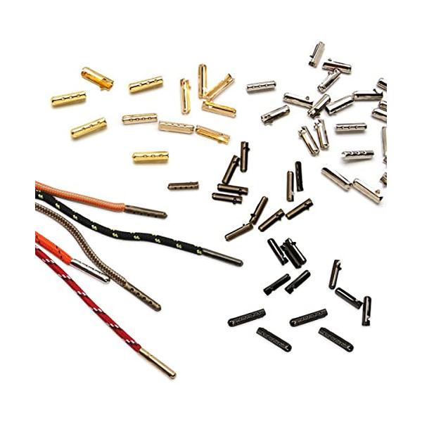 材質 合金　 重量 約40g　 カラー ゴールド、シルバー、ブロンズ、ブラック。 サイズ 長さ約23mm、直径約4mm、穴約3.5mm。 セット内容 ゴールド*20個、シルバー*20個、ブロンズ*20個、ブラック*20個。合計80個入りです...