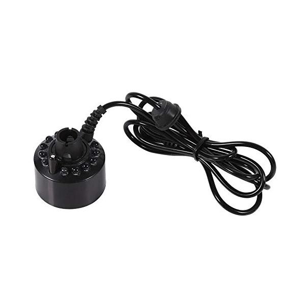 EBTOOLS 24V 三色 ミストメーカー LED超音波霧発生装置 水槽 築山 演出 加湿器 雰囲気作りペット用品/熱帯魚・観賞魚/水槽・アクアリウム/ポンプ・フィルター/ウォーターポンプ用アクセサリ