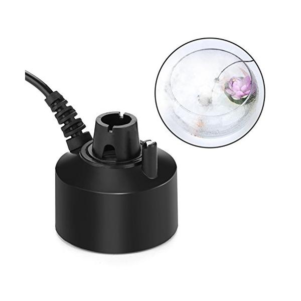 * 広く使用 agptekミストメーカーhs0055は、超音波技術で悪臭をフィルタリングするために、池、築山や水タンクに見事なミスト風景を加えて、雲煙が立ちこめる幻の世界を作り出します。雰囲気もより一層幻想的になります。本体サイズも非常に小...