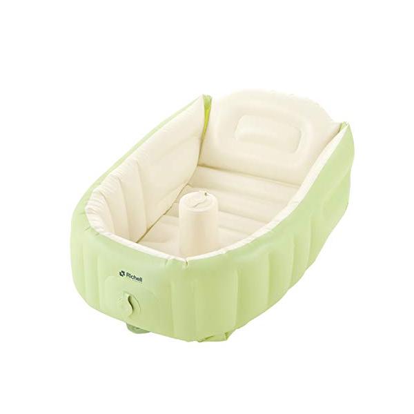 色：グリーンラクチンに沐浴できるベビーバス[商品サイズ] 69*47*28[対象] 0ヶ月 * 6ヶ月[製造国] 中華人民共和国ママの腕にやさしい横空気層と、丈夫な縦空気層のW構造。使いやすさと強度を兼ね備えました。身長目安/49*66cm...
