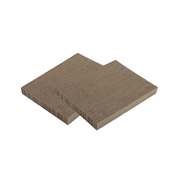 色：c) 交換用つめとぎサイズ：b) ワイドプラス こちらは交換用つめとぎです。ケースは本体に付属しております。  ケース入りでお掃除しやすい。高密度タイプのつめとぎです。すべり止め付き。 ワイドプラスサイズ 幅30cm x 奥行40cm ...