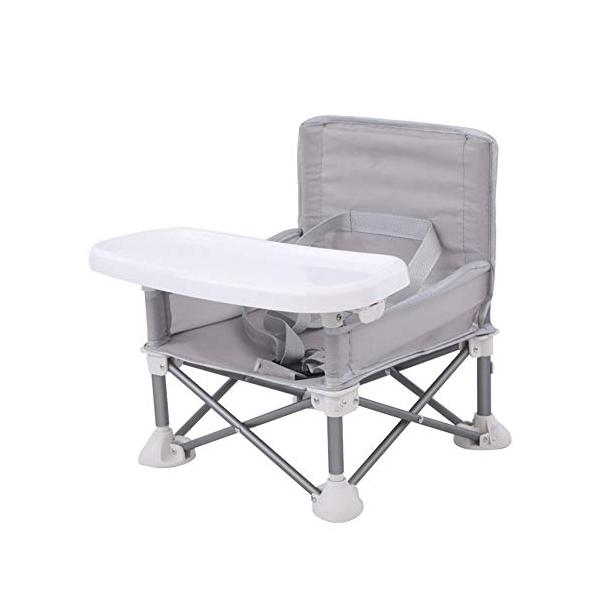 色：グレーサイズ：31x31x37センチメートル (x 1)* 安全で丈夫なベビーチェア アルミ合金フレーム構造とX字型構造を採用し、傾くことなく安定した状態を保ちます。 しっかりとした機械的構造、3点力* 4コーナーサポートにシートのカバ...