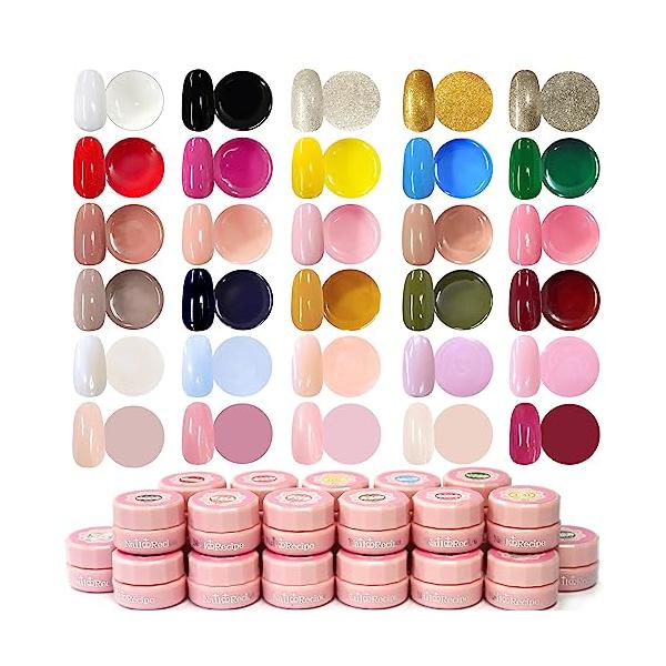 色：ベーシック* とにかく仕上りが綺麗 発色の良い高級微粒子の化粧品顔料 を使用していますので、とにかく綺麗  初めての方でも美しく仕上がります。* 硬すぎず流れにくい絶妙なテクスチャー プロのネイリストさんにはもちろん、セルフネイラーさん...