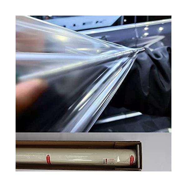 サイズ：152cm*30cm ペイント保護 抜群の柔軟性を持ち、黄ばみ防ぎを誇るフィルムにより擦り傷、飛び石、鳥のふん、虫の死骸、紫外線、汚れから自動車のボディを守ります。 光沢アップ 貼り付け後は見た目や質感を損なわない上に、光沢感及び撥...