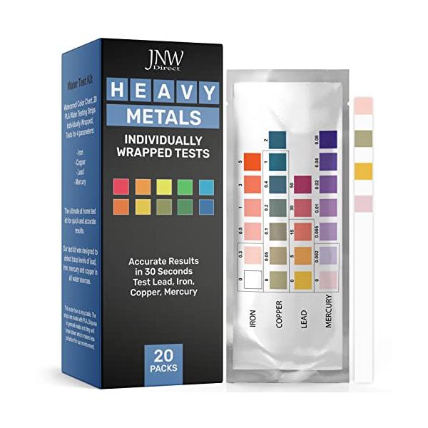 究極のテストキット:飲料水をテストするのに最適なキットです! 当社の飲料水テストキットは、水中で最も重要な重金属をテストします。 この水テストキットで、完全な安心と水質の維持をお楽しみください。4つのパラメーターのテスト:この水テストキット...