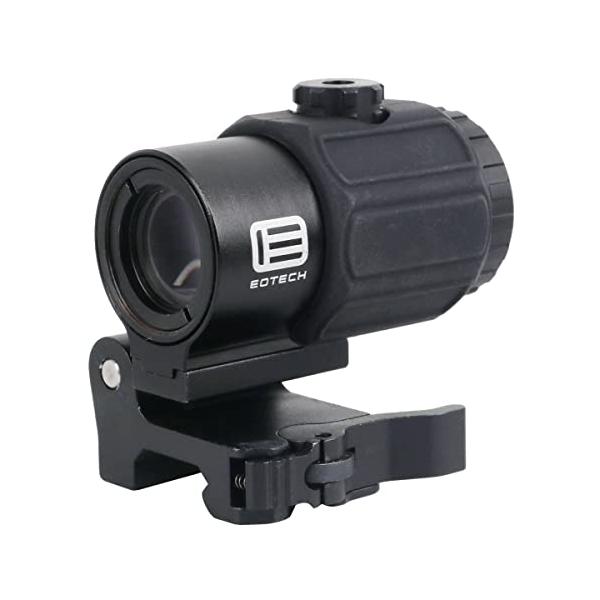 1.G43タイプマグニファイアのSTS(Switch-To-Side)マウントにより、90度側面に倒すことで簡単に3倍*1倍への照準の切り替えができ、中射程*短射程のサイティングを素早くスイッチできます。2.この商品は望遠ブースターのため単...