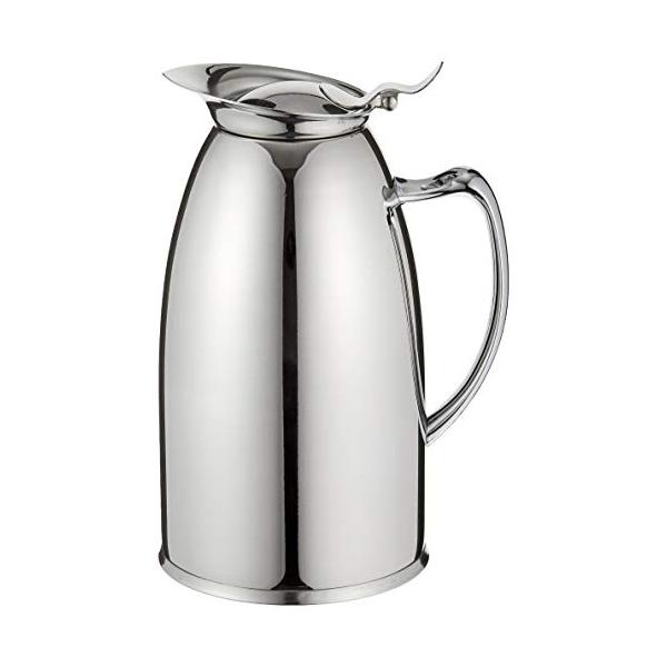 サイズ：W12.5×D10×H18.5cmサイズ:W125xD100xH185mm本体重量:480g材質:18-8ステンレス、発砲ウレタン、亜鉛ダイキャスト(Crメッキ)生産国:中国容量:600ml(実容量)ホーム＆キッチン:キッチン用品:...