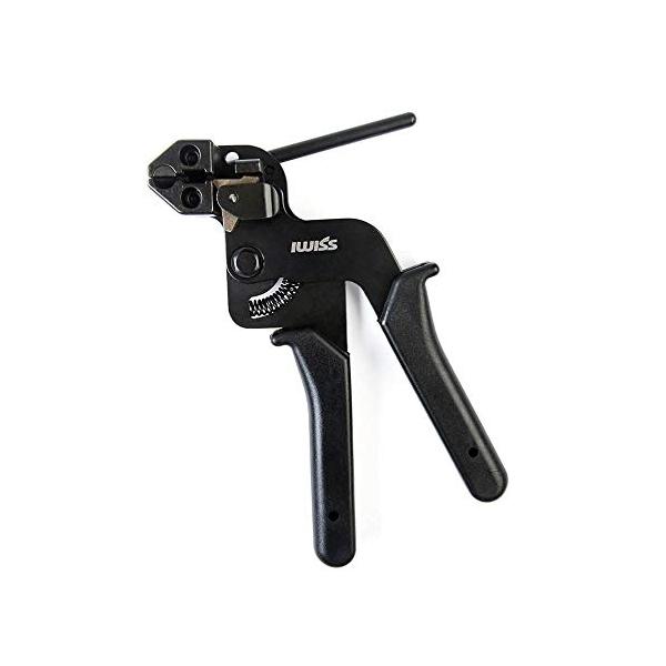 寸法：H210mm；重量：約590g商品内容：結束工具SS-01x1点、取扱説明書適合メタルバンド幅：4.5*12mm以内適合メタルバンド厚さ：0.3mm以下操作方法：引き締め調整は、トリガーを引きながら行い、最後にタイカット用レバーを押し...