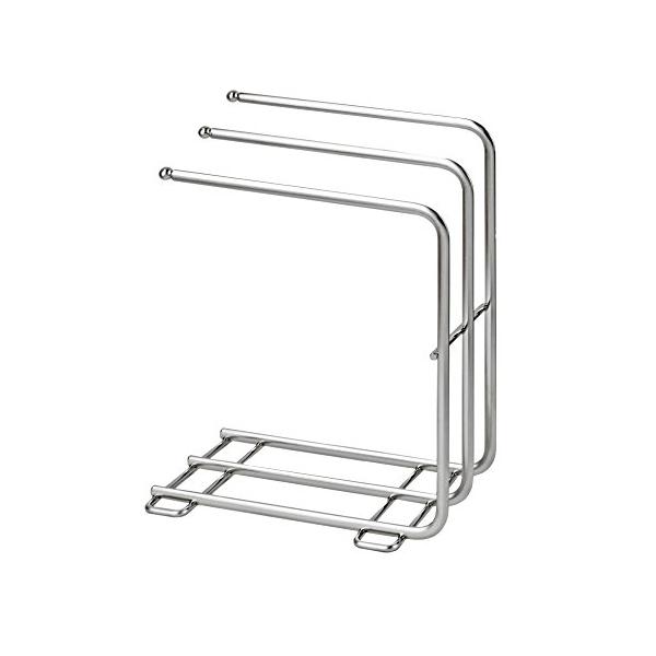 材質:本体/ステンレス鋼、すべり止め/シリコーンゴムサイズ:(約)幅20.5*奥行11*高さ27cm原産国:中国重量:410gホーム&amp;キッチン:収納用品:キッチン収納:ふきんハンガー