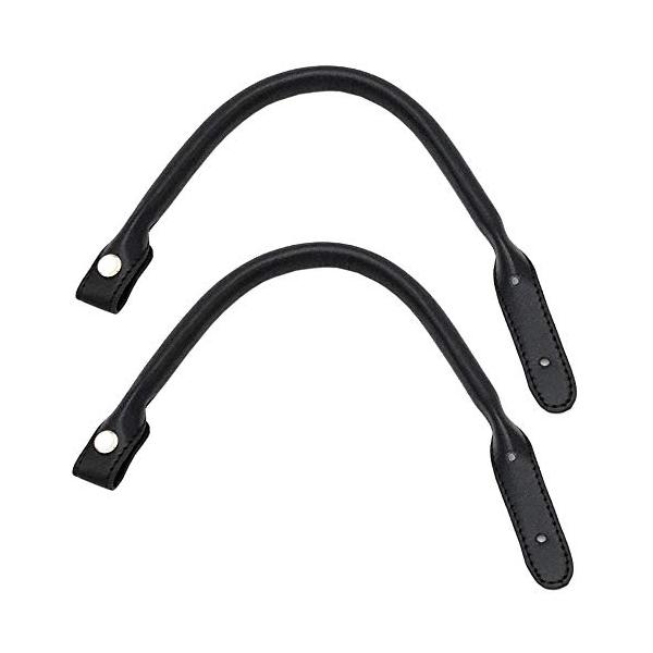 色：ブラックビジネスバッグに最適な交換用ハンドル　2個でセット組です。 専用ネジと工具がついていてすぐにお使いいただけます。傷みやすい持ち手を交換することで、鞄を長持ちさせることができます。 シンプルで丈夫。高品質PU革素材でできており、飽...