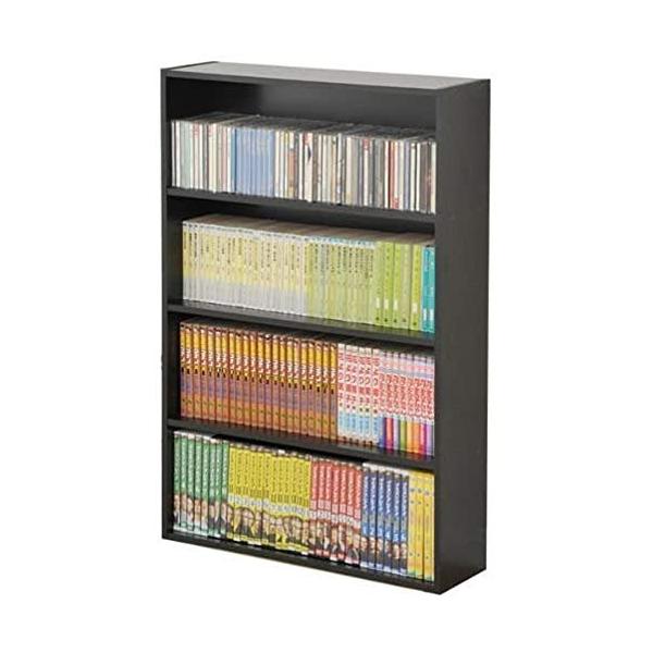 色：ブラックサイズ:幅60*奥行17*高さ89cm重量9kg材質:本体:プリント紙化粧繊維板原産国:インドネシアホーム＆キッチン:家具:リビングルーム家具:本棚