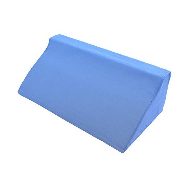 色：カバーなし ブルーR型形状の介護用サポートクッションです。横向きなどへの体位変換を簡単に行えます。また床ずれの予防にも活用できます。長い時間身体に当てていても痛みを感じにくい優しい素材で作られております。硬すぎず、柔らかすぎないため快適...