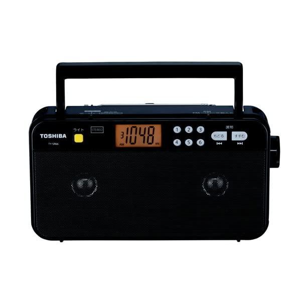 東芝(TOSHIBA) TY-SR66-K(ブラック) FM/AMステレオラジオ家電＆カメラ/オーディオ/ラジカセ・CDラジオ