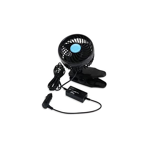 静音＆強力冷風 空気循環効率アップカラー：ブラック材質：[本体、ガード]ABS、[クリップ]PP風量調節：無段階調節、取付方法：クリップ固定、電源コードの長さ：約3ｍ本体サイズ(直径)：[羽]約100mm、[ガード]約120mm、本体重量：...