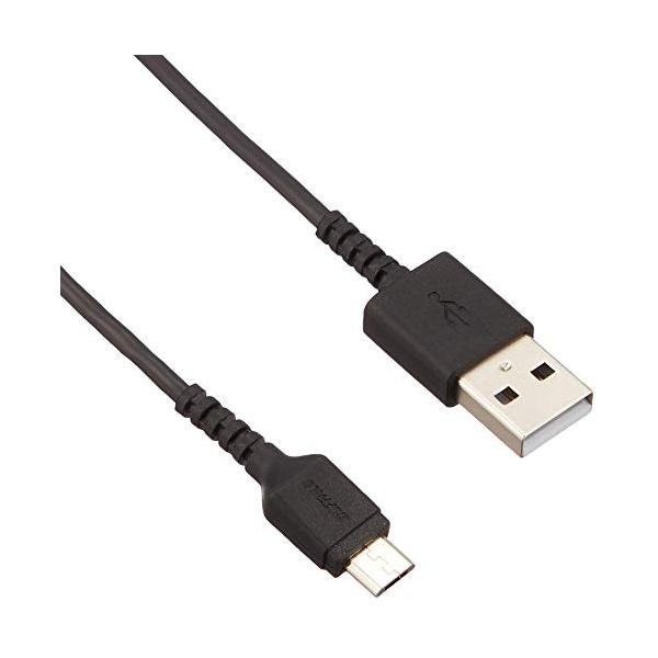 色：ブラックサイズ：3.0ｍ*コネクター形状:USB microB(オス)/USB Type-A(オス)*最大定格:2.4A*寸法(ケーブル長):3.0m*ケーブル径:3.4mm*質量:約82g*パッケージ寸法(幅*高さ*奥行):70*18...
