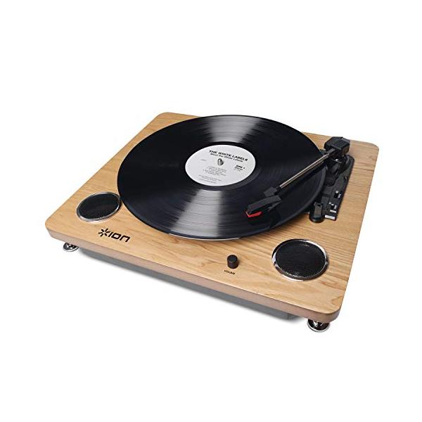 ステレオスピーカー内蔵でこれ1台でレコードの音を楽しめますまた音楽が楽しくなる。はじめてのレコードに/懐かしいレコードを再生/スマホでレコードを楽しむ/インテリアにも本機の背面にUSB端子を搭載、付属のUSBケーブルで接続して、レコードの再...