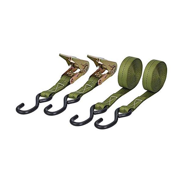 サイズ：4m KOKITEA荷締めベルト ラッシングベルト、タイダウンベルト、ラチェットベルト、荷締めベルト、フックベルト、ラチェット式ロープ、引越し用ベルトなど呼ばれています 用途 バンやワンボックスカー、トランポへの車載、ルーフキャリア...