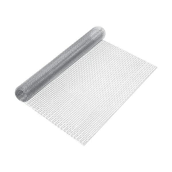 サイズ：5メッシュ高品質の素材：織りメッシュは304の業界標準のステンレス鋼でできており、優れた仕上がりと均一な構造を備えています。金属ワイヤーメッシュは、今後数年間継続的にサポートを提供するように設計されています。丈夫で耐久：平織技術の利...