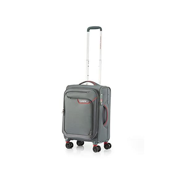 色：グレーレッド「アメリカンツーリスター」は、サムソナイトが提供するブランドです。サイズ：高さ55cm*幅35cm*マチ25(28)cm重量：2.1kg 容量：38/40 L 泊数目安: 1*3泊重量：2.1kg容量：38/40 Lファッシ...