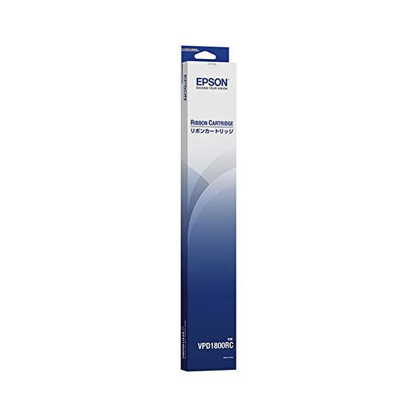 VP-D1800/D1800N用Brand:エプソン商品の重量:160 g梱包サイズ:?50 x 8 x 3.5 cm商品モデル番号:?VPD1800RCパソコン・周辺機器:PCアクセサリ・サプライ:プリンタアクセサリ:リボンカートリッジ