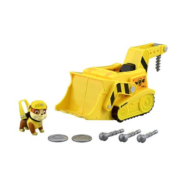 電池は使用しません。PAW PATROLTM &amp; (c) 2021 Spin Master. All Rights Reserved.付属品:ラブル フィギュア(1),ラブル パワーブルドーザー(本体)(1),ディスク(2),ボール...